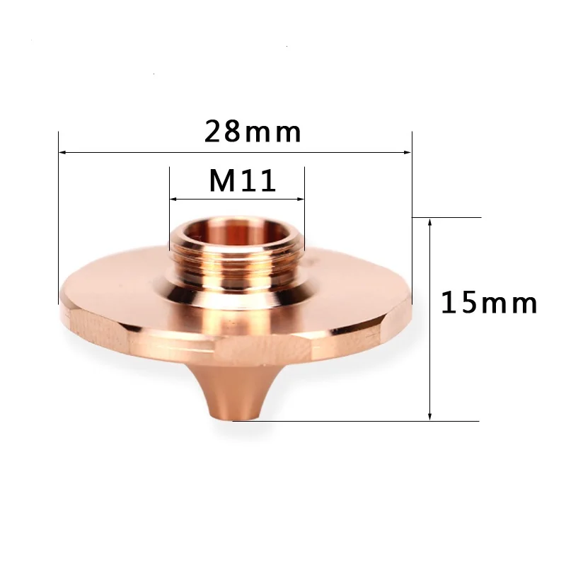 High Speed D28 Laser Cutting Nozzle For Cnc Laser Cutter - Oem