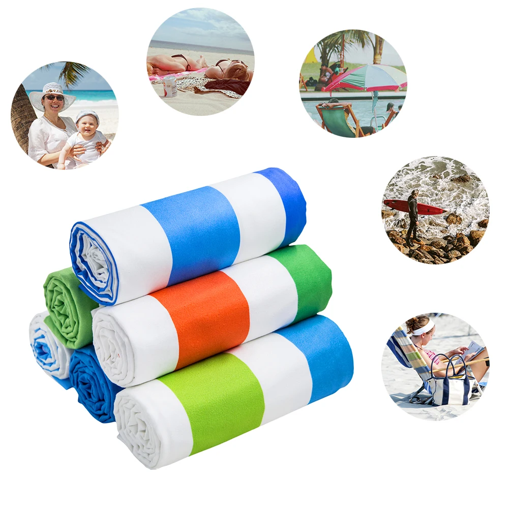 Custom Printed Advertising Sports Promotional Logo Beach Towels