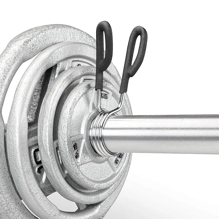 Stainless Steel Spring Barbell Clips - Secure & Durable