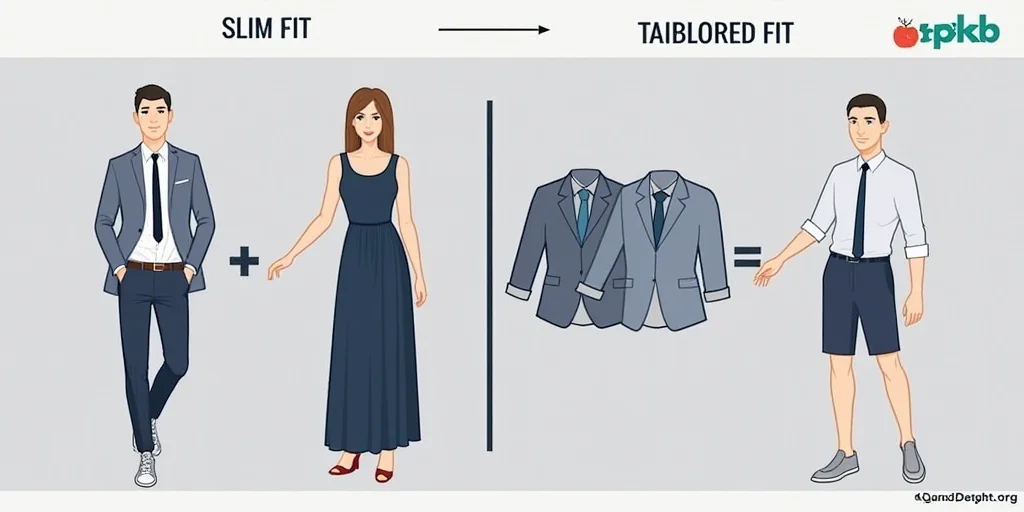 Difference Between Tailored Fit And Slim Fit: What Every Modern Shopper ...