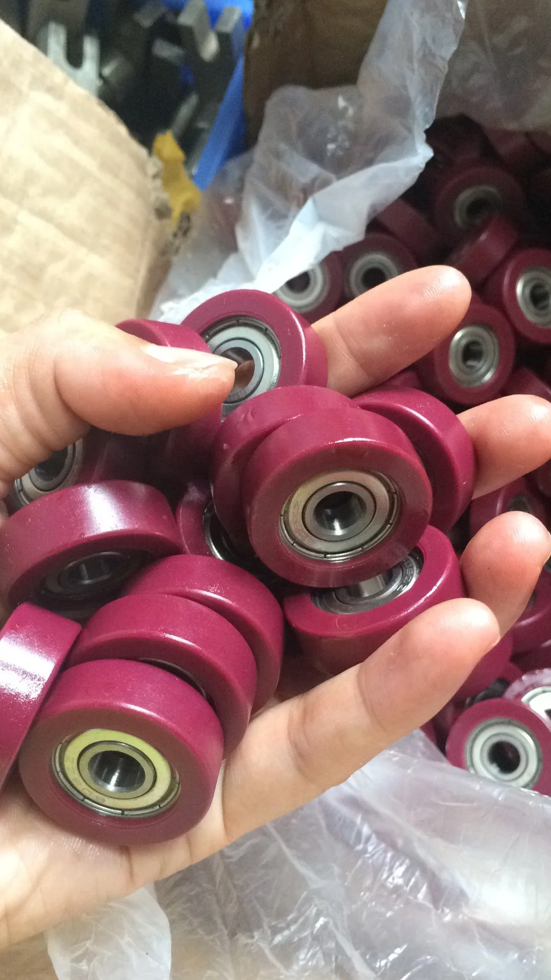 Partition Bifold Interior Track & Pivot Rollers for Glass Doors