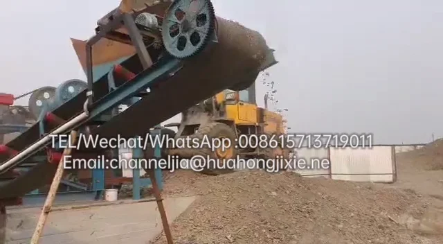 Mobile Type Diesel Jaw Stone Crushing Machine Jaw Crusher Line With ...