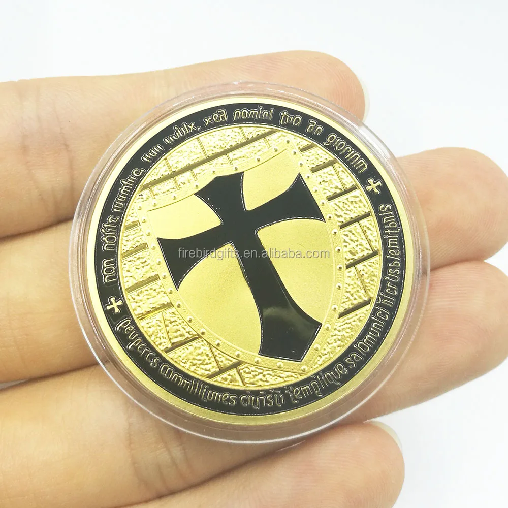 Custom Knights Templar Cross Coin - Souvenir & Commemorative