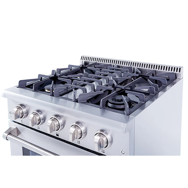 30 Inch Freestanding 110v Electric Stove Oven 4 Burner Gas Burner ...