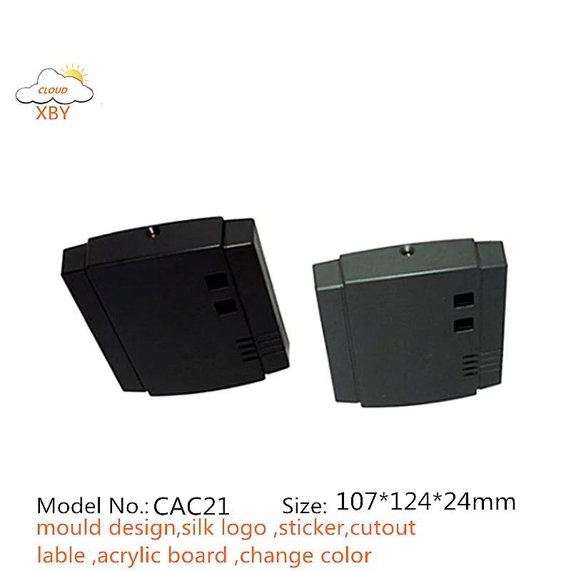 107*124*24mm Access Control Enclosure Plastic Black Color Shell Cac21 ...
