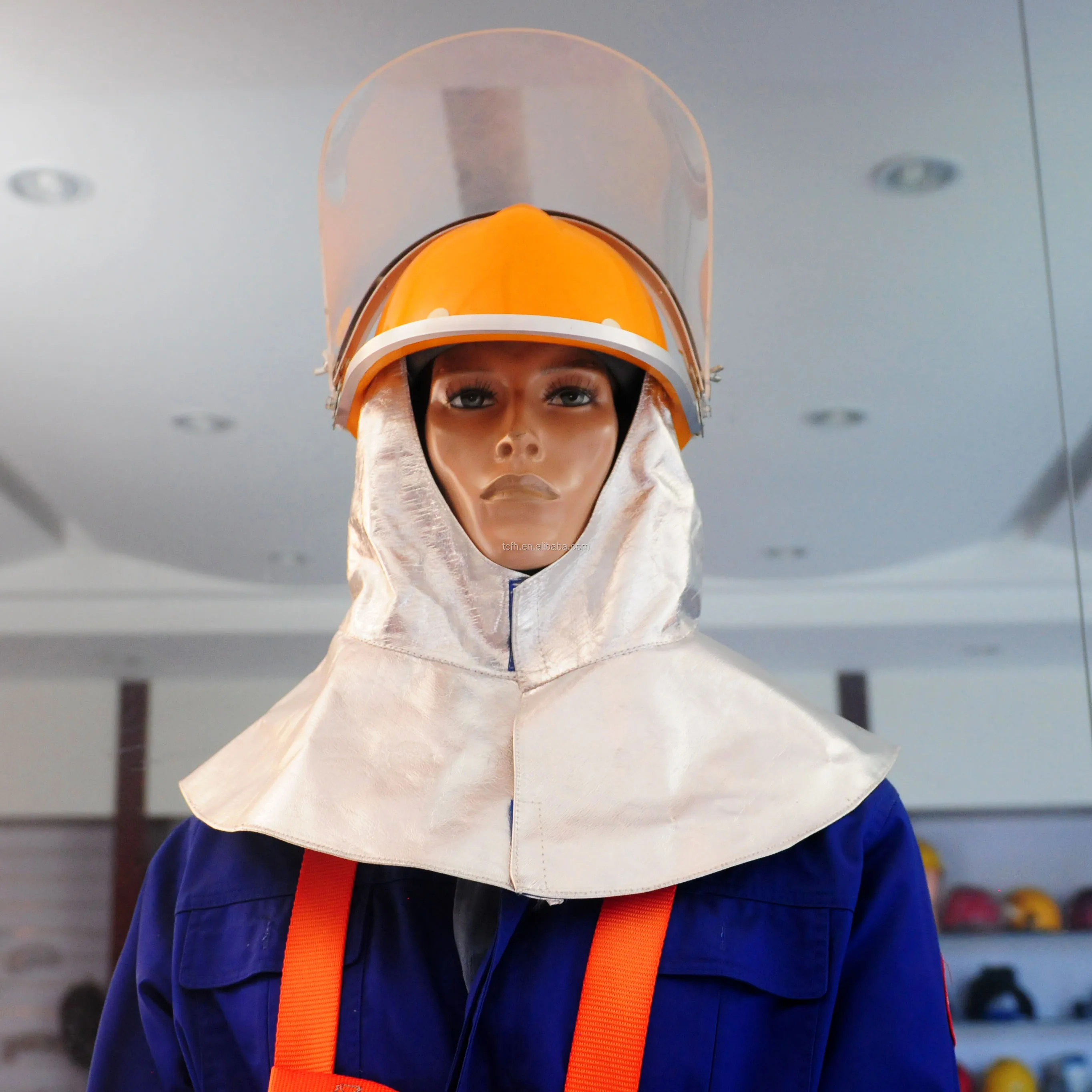 Frp Material Safety Helmet For Foundry Workers High Temperature ...
