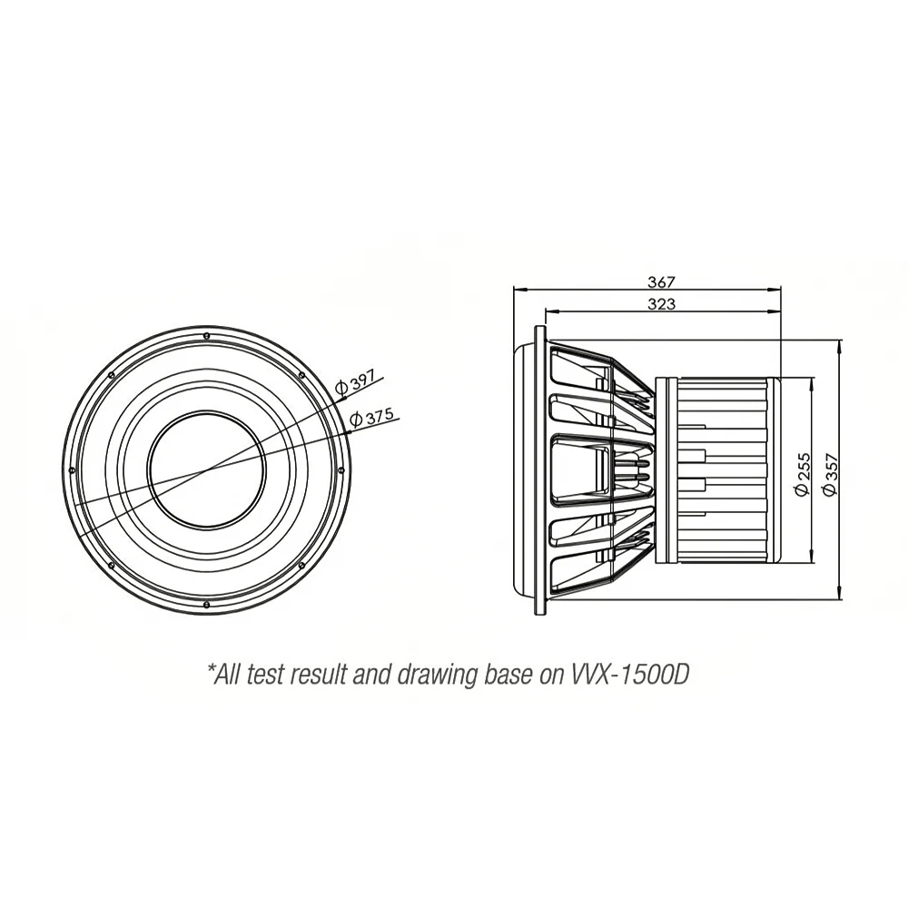 Subwoofer Spl 5000 Watt Car Subwoofer 18 Inch German Subwoofers
