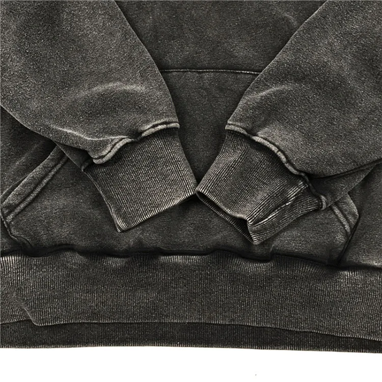 Shop Custom Men's Distressed Washed Hoody - Vintage Acid Wash