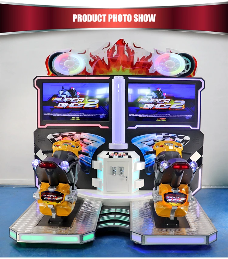 Indoor Amusement Video Racing Game Machine Popular Motor Racing Game ...