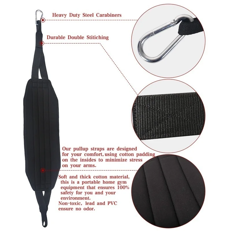 Fitness Hanging Ab Straps For Abdominal Muscle Building And Core ...