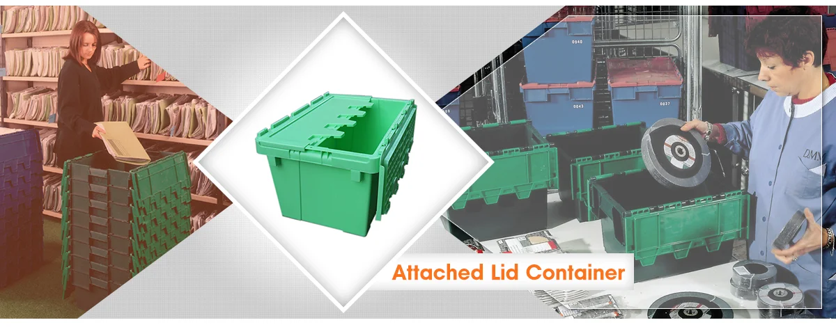 JOIN Extra Long Lockable Moving Crates - Durable & Versatile