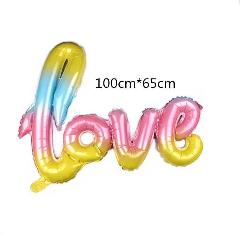 Big Size Love Balloon Letter Foil Helium Balloon For Wedding Valentine ...