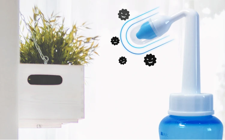 Nose Cleaning Medical Devices 300ml Nasal Rinsing Wash Pot Irrigator ...
