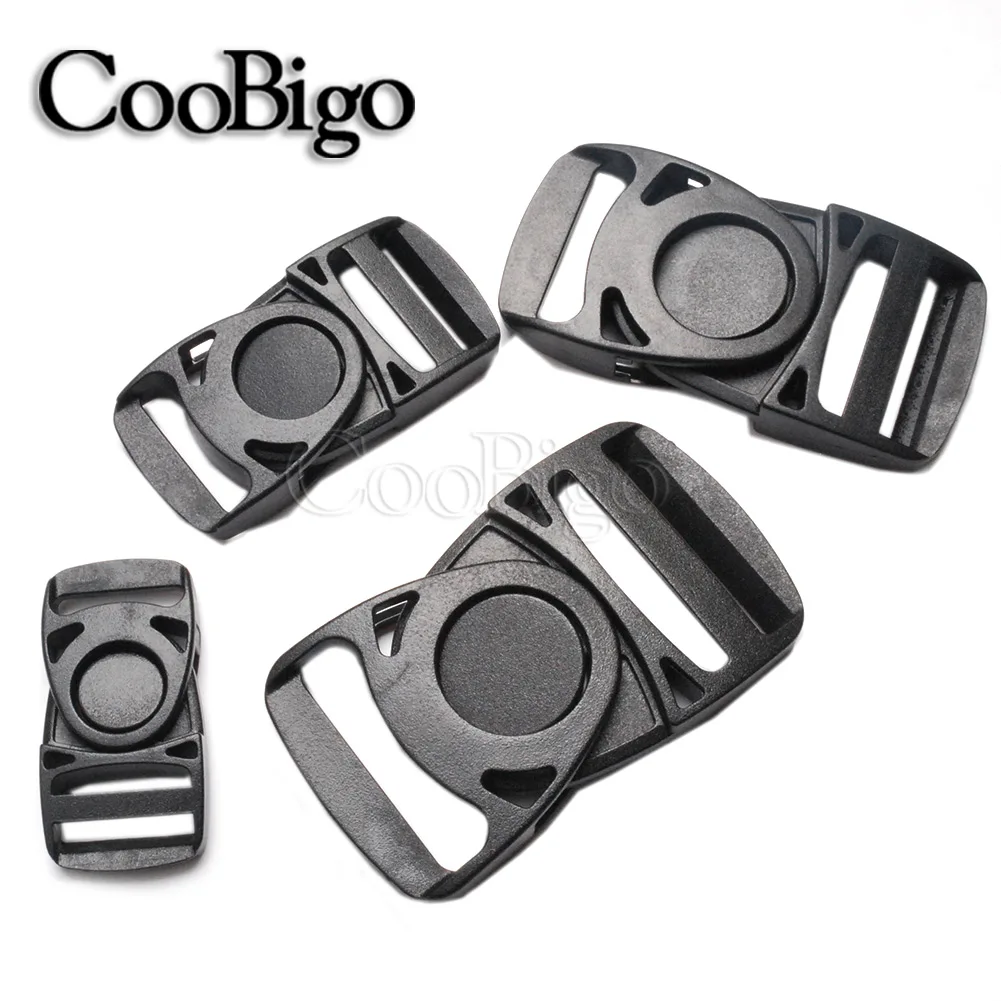 50pcs Plastic Side Release Center Buckles Swing Head Swivel Backpack ...
