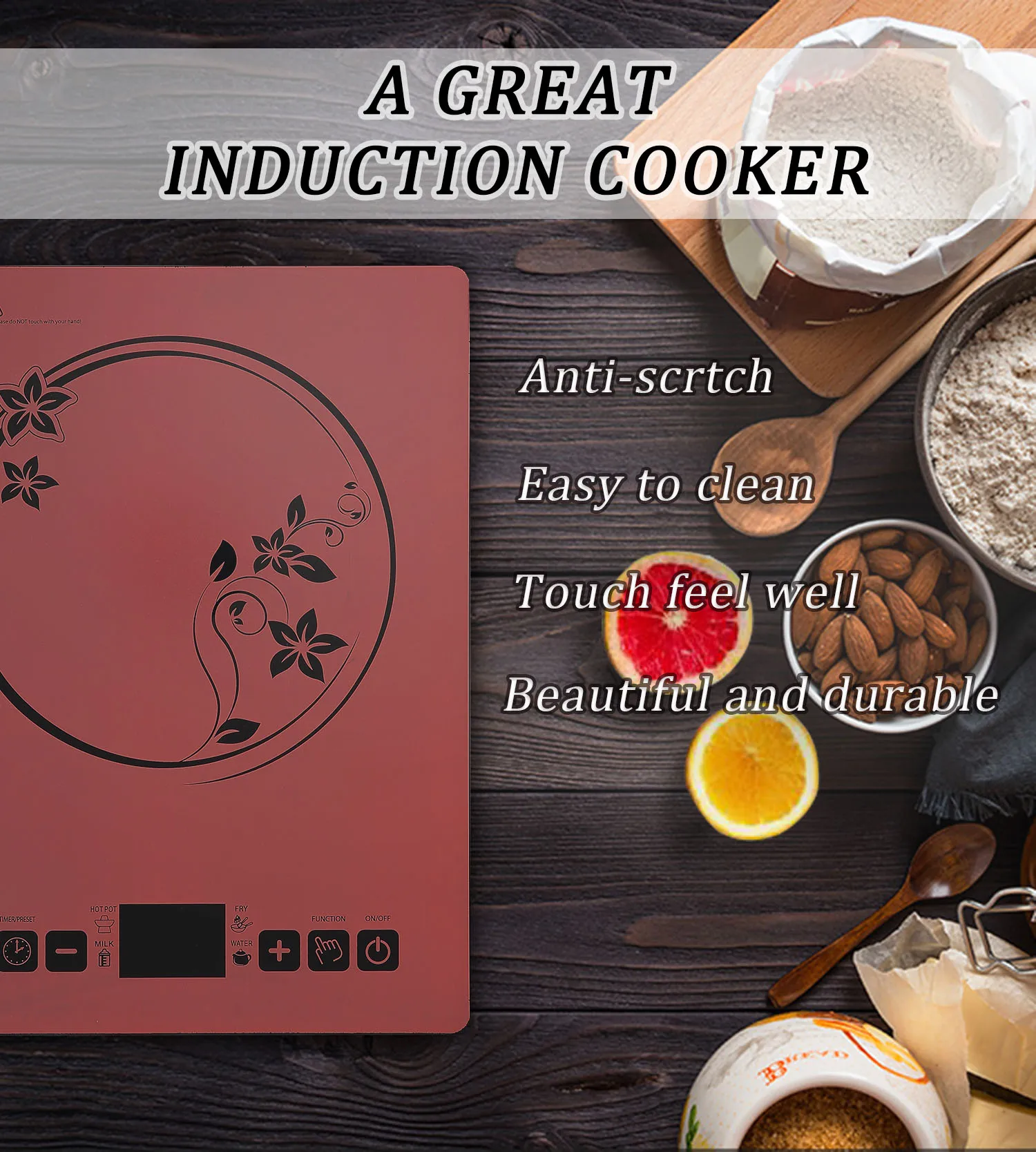 200w Induction Heating Stove Single Hornillas Induction Hot Plate ...