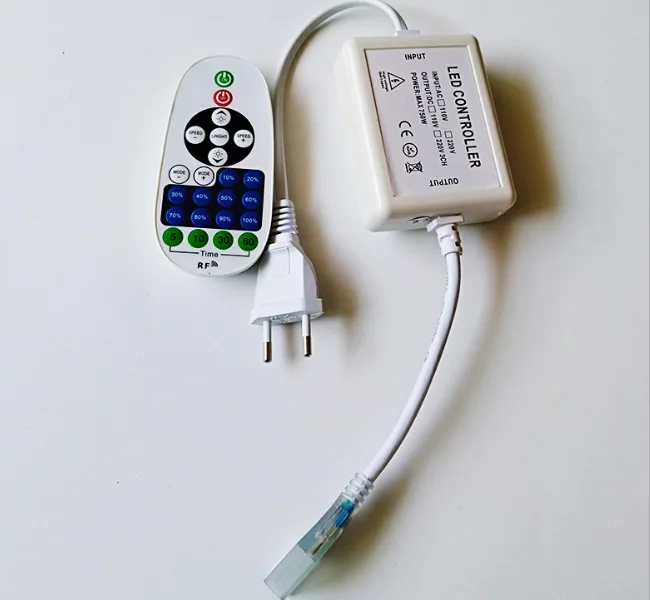 220v Led Strip Controller 720w With 23keys Remote Ir Led Dimmer For ...