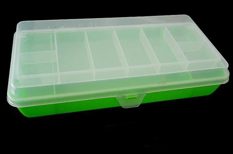 Double Layer Clear Hard Plastic Fishing Tackle Utility Box - Buy Clear ...