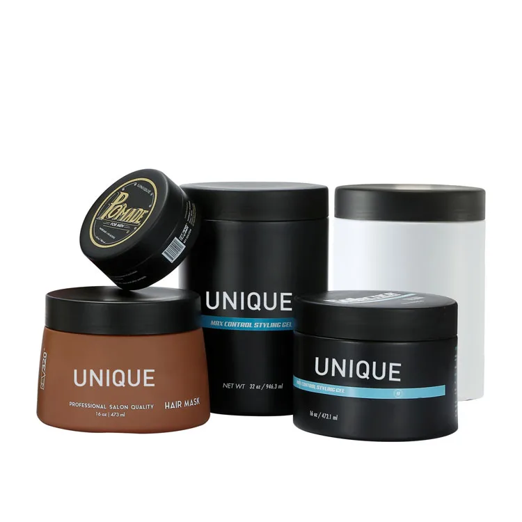 Empty 4 8 16 17 32 Oz Hdpe Hair Mask Gel Frosted Plastic Containers ...