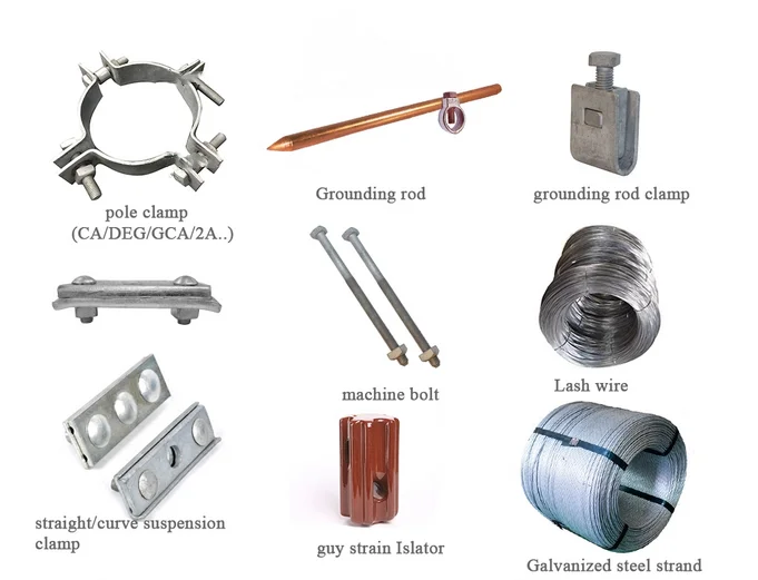 Universal Pole Clamp CA DEG 2A RL 5-8 8-10 Bolts Heavy Duty