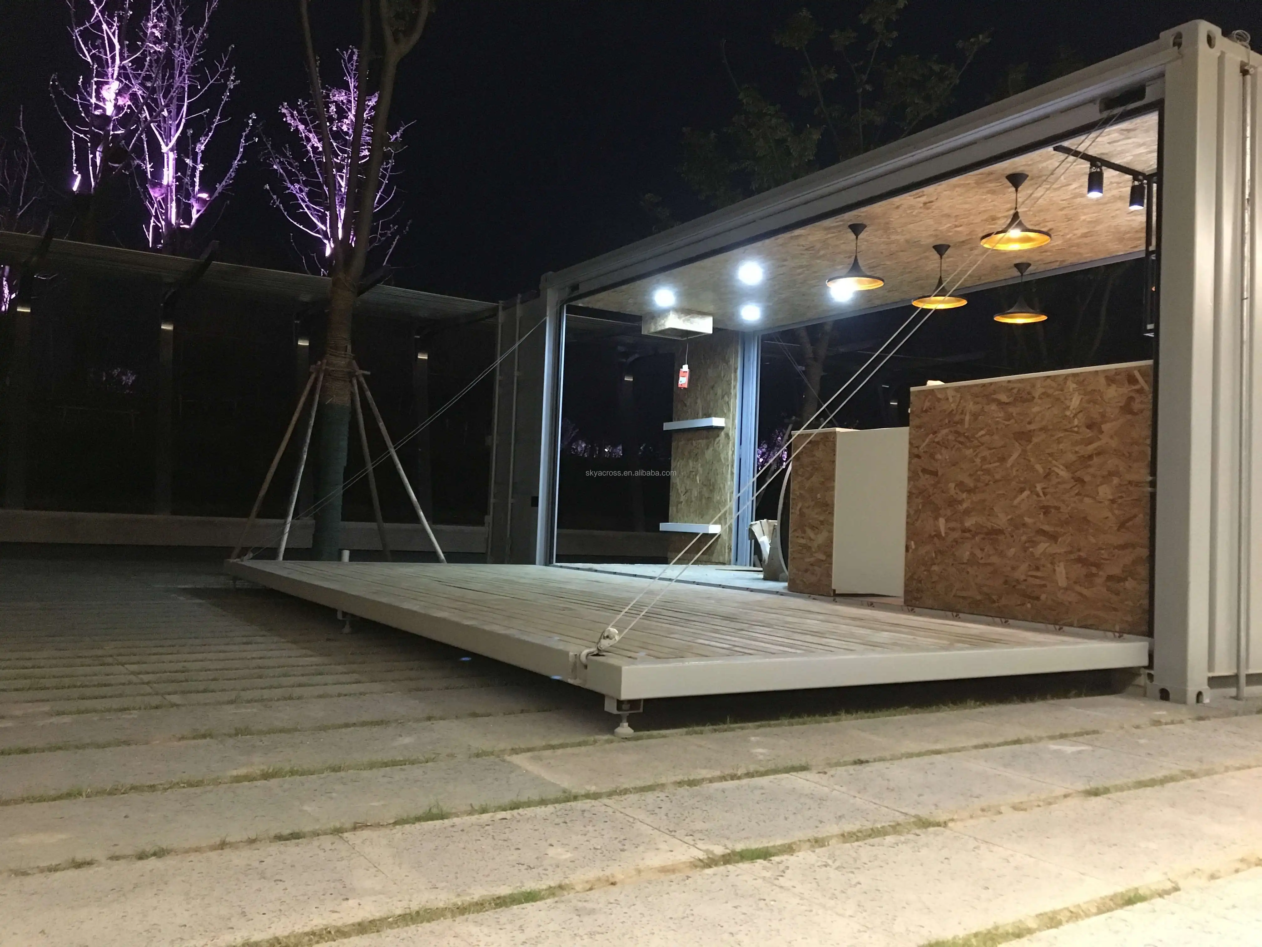 20ft Mobile Prefab Coffee Kiosk Booth Shipping Container House Hotel ...