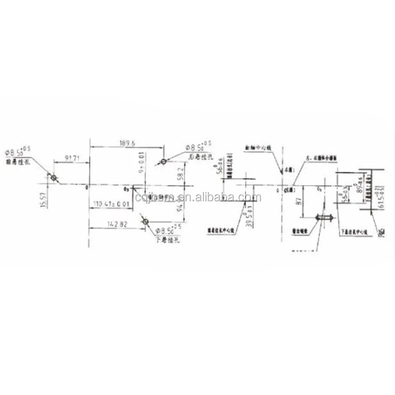 CQJB 2 Stroke Motorcycle Engine AX100CC - High Quality