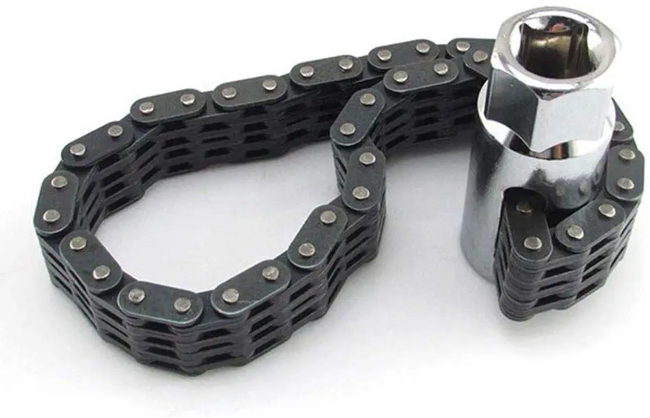 Socket Chain Oil Filter Wrench - Universal Repair Tool