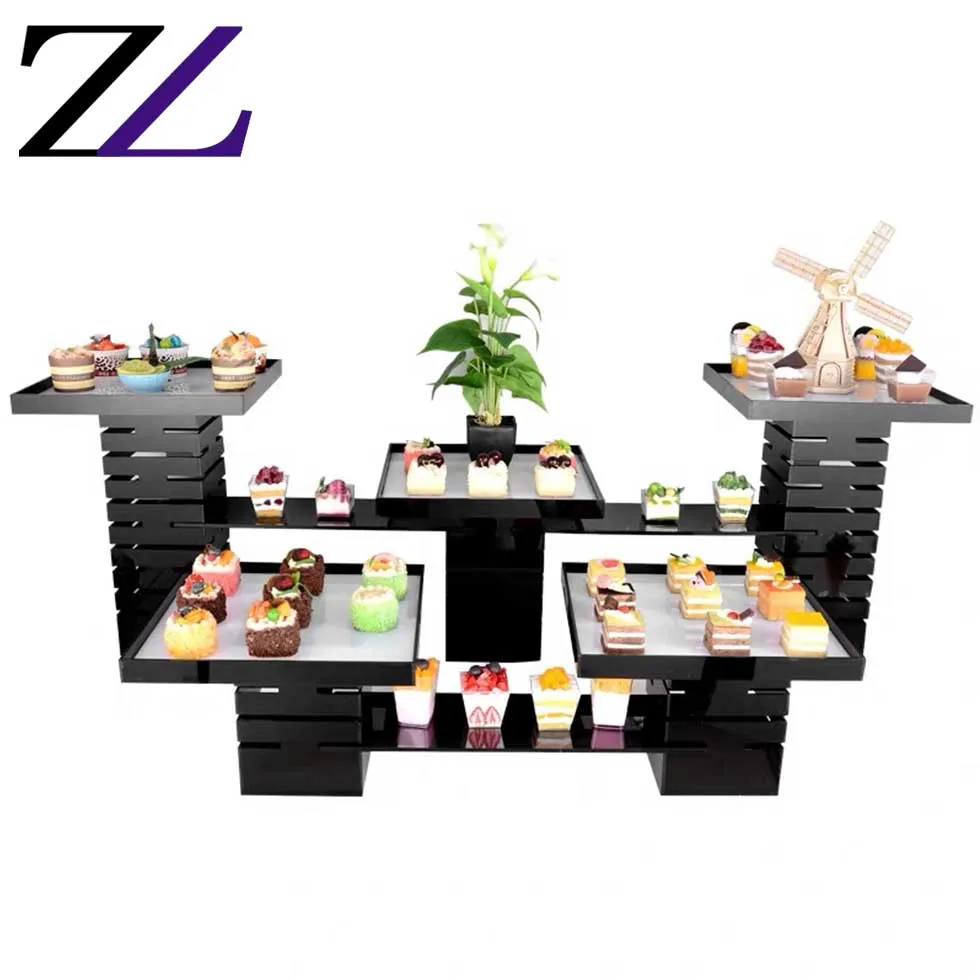 Presentoire Catering Equipment Manufacturer Items Black Square Cupcake ...