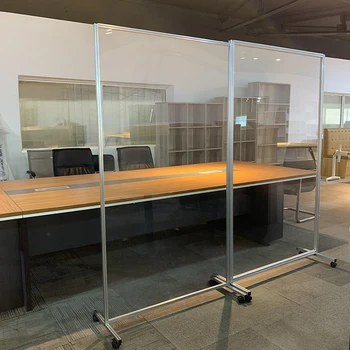 Wholesale Clear Acrylic Mobile Partition Plexiglass Partition Panel ...