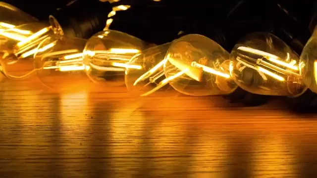 48ft String Lights Outdoor E26 E27 S14 Edison Bulb Included Christmas ...