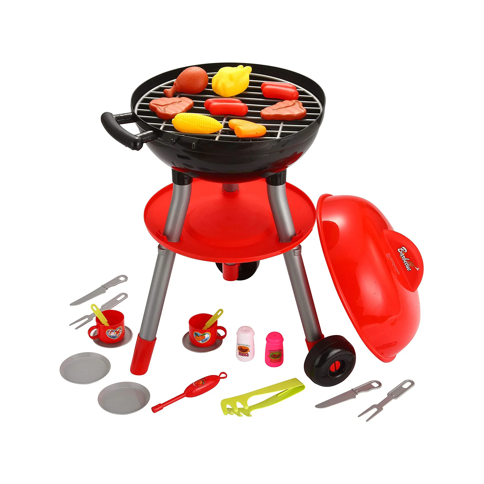 Interactive Kids BBQ Grill Play Set - Fun Cooking Toy