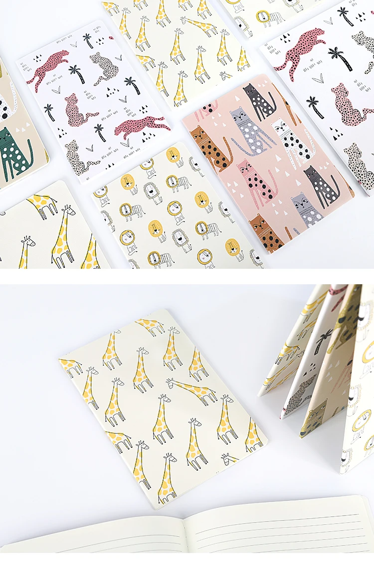 2020 New Custom Animal Design Cartoon Image B5 A5 School Diary Notebook ...