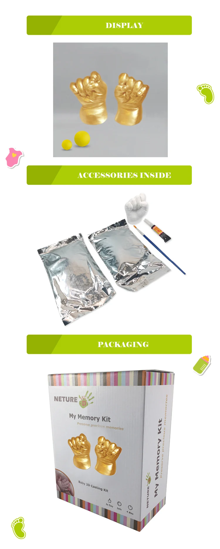 DIY Hand Casting Kit - Alginate Impression Powder