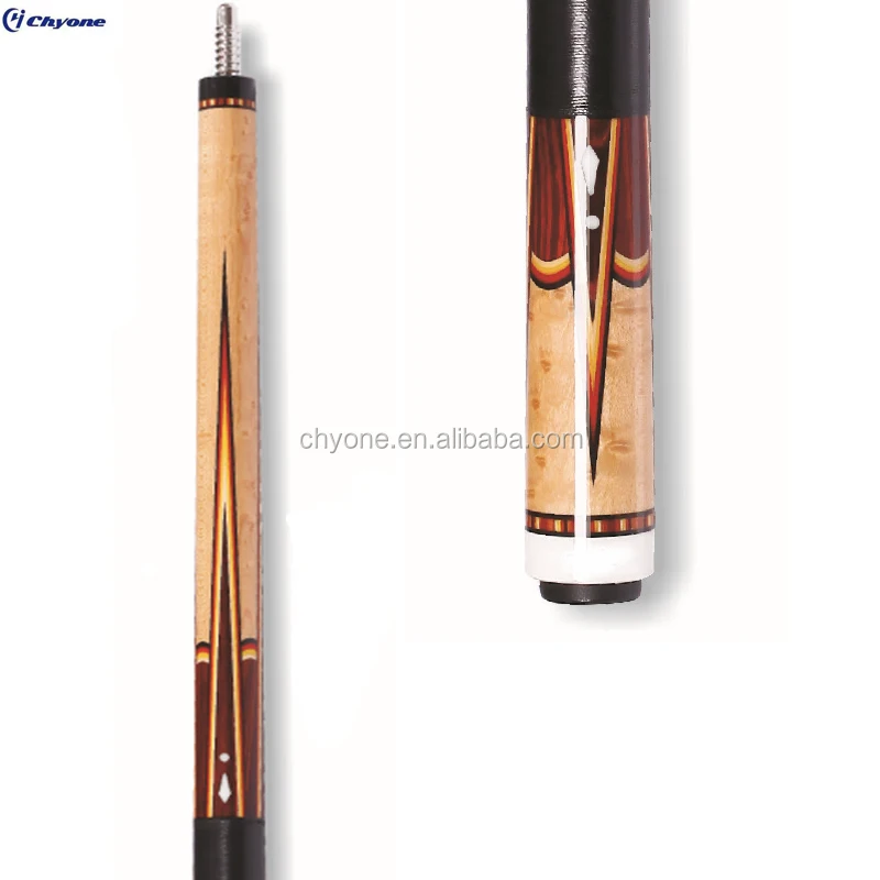 8 Points Inlay Radial Joint Pin tiger Tip Billiard Pool Cue Carom Cue ...