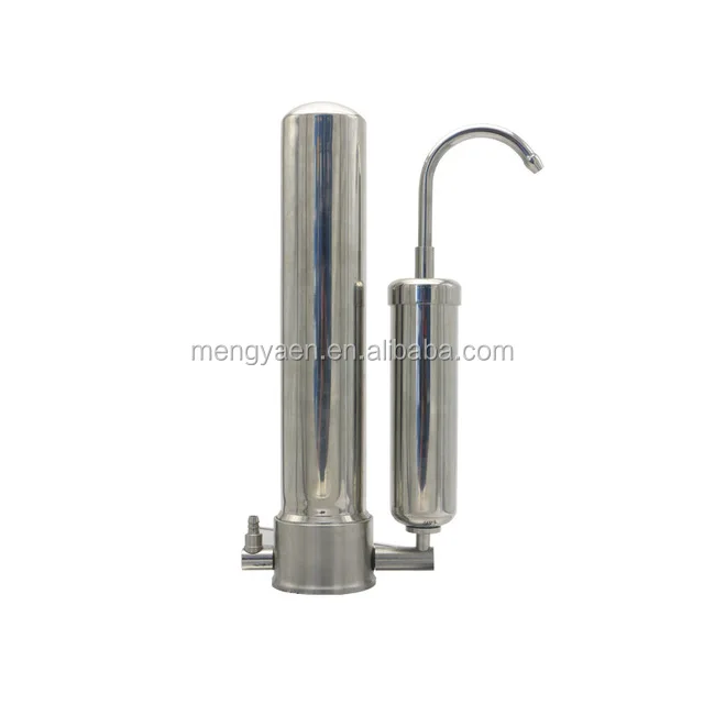 304 Stainless Steel Counter Top Water Filter with 2 Stages Purification ...