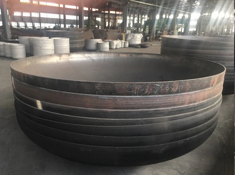 Hot Pressing Steel Ellipsoidal Tank End Cap Pressure Vessel