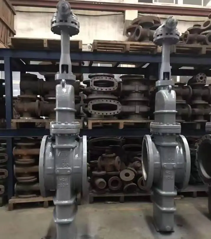 Z45t-10 Cast Iron Wedge Dn65 Flat Gate Valve for HDPE Pipe