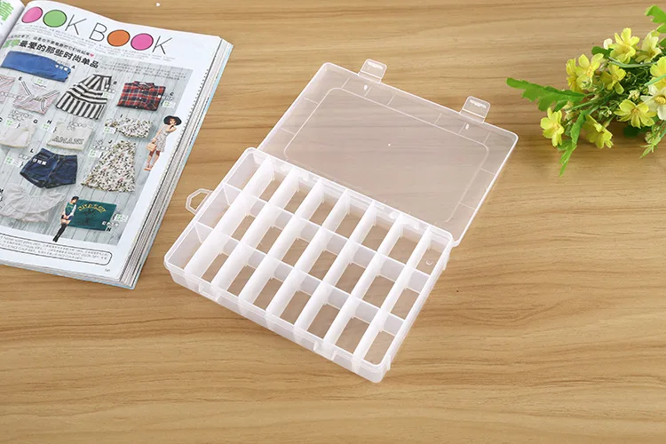24 Grids Removable Plastic Storage Box - Organize with Ease