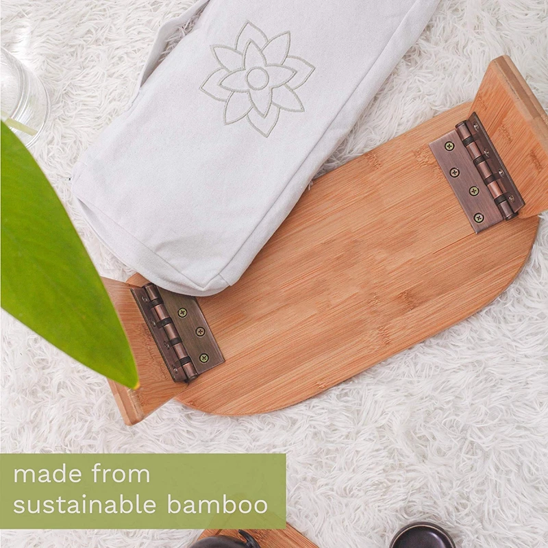 Bamboo Folding Meditation Bench Wooden Seiza Kneeling Stool Bamboo Yoga ...