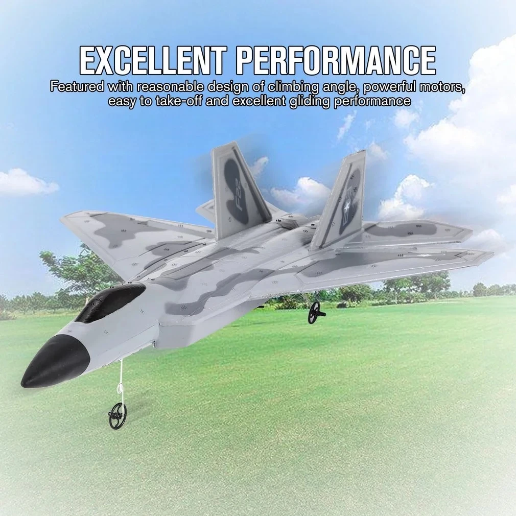 Hot Selling Toy For Children Rc Model From China F-22 Jet Plane Foam ...