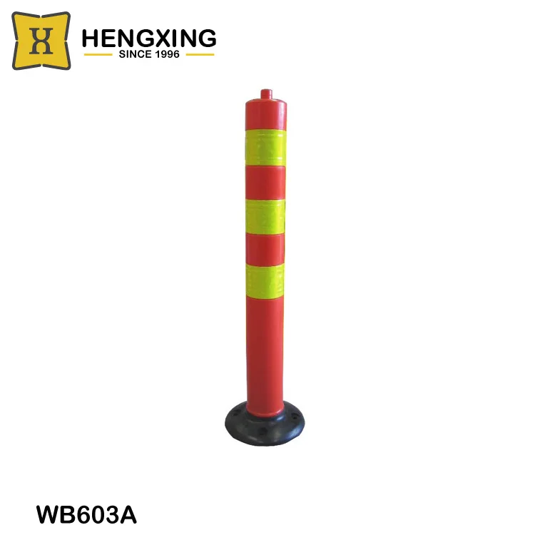 Reflective sticker flexible bollard traffic road parking safety warning ...