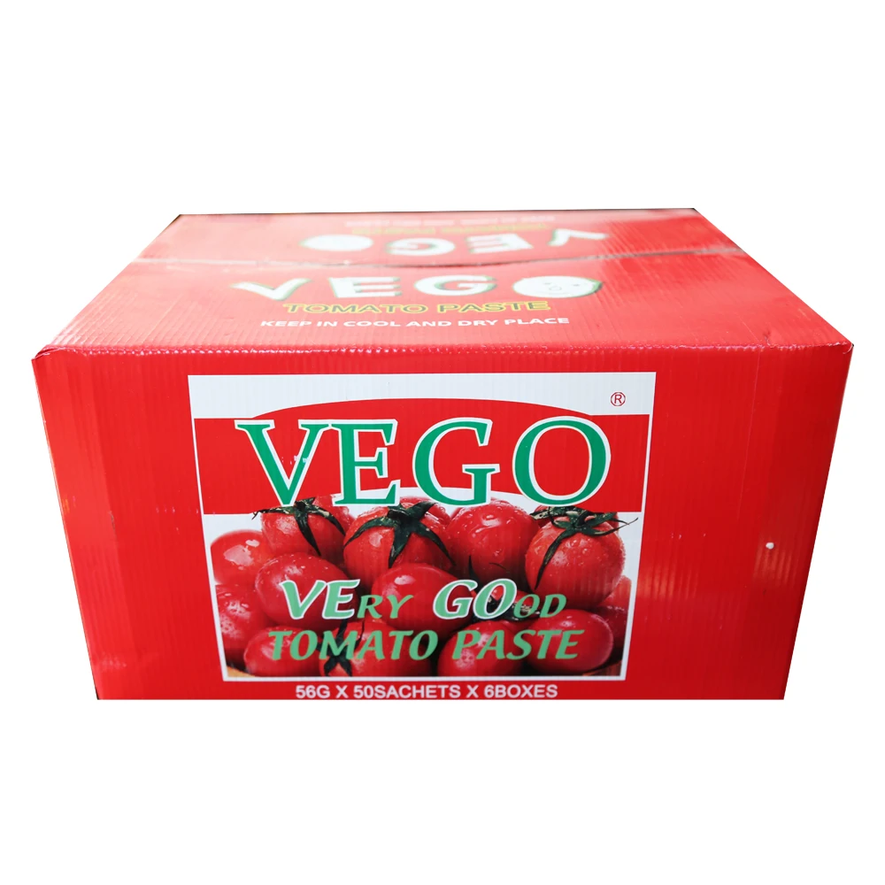 Hot Sale Gino Quality 28-30 Brix Tin Sachet Tomato Paste 70g Tomato Paste 50g 56g - Buy Tomato ...