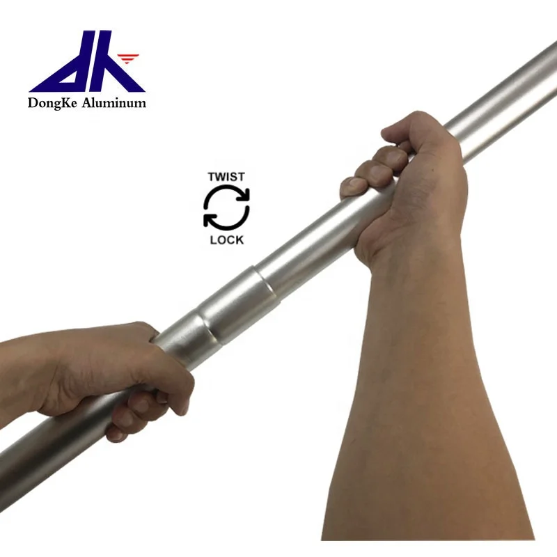 Customized Part Twist Lock Pro Telescopic Pole System