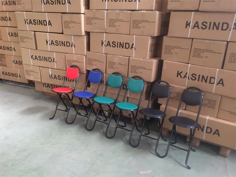 Metal Folding Chair Muslim Chair For Prayers Round Soft Seat Made In ...