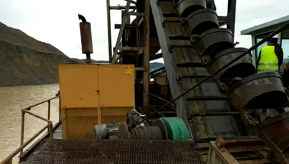 Hydraulic Bucket Dredging Machine Gold Mining Dredging Ship For Sale ...