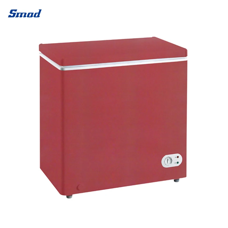 Wine Red Color Chest Freezer with CB, CE 100~600L