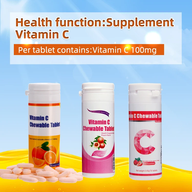 Popular Vitamin C Chewable/ Chewing/chew Tablets - Buy Vitamin C Chew ...