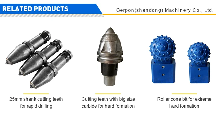 Construction Drill Bucket with Replaceable Casing Teeth WS39