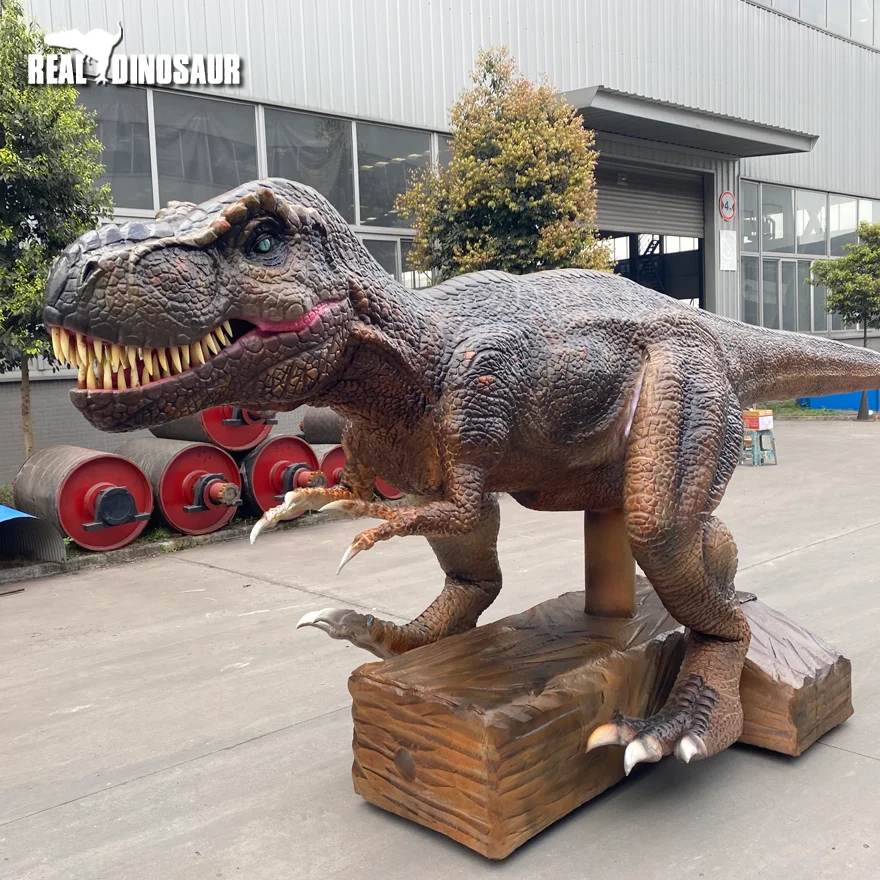 High Simulation T-Rex Dinosaur Animatronic Model Remote Control Walking ...