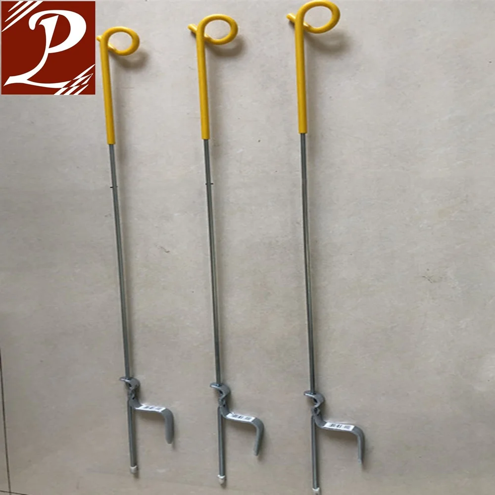 Yellow Color Tread In Metal Pigtail Fence Post - Buy Plastic Electric ...