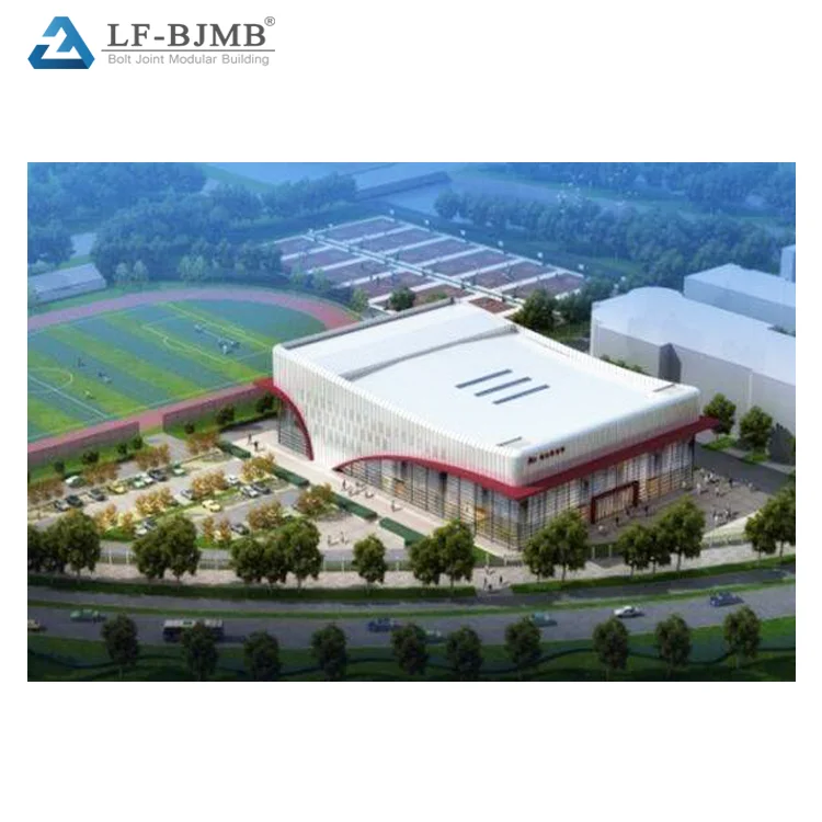 Durable Prefabricated Steel Structure for Football Stadiums